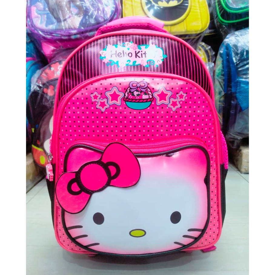 Jual Tas Dorong Trolley Anak Paud / Tk / Play Group Perempuan Gambar ...