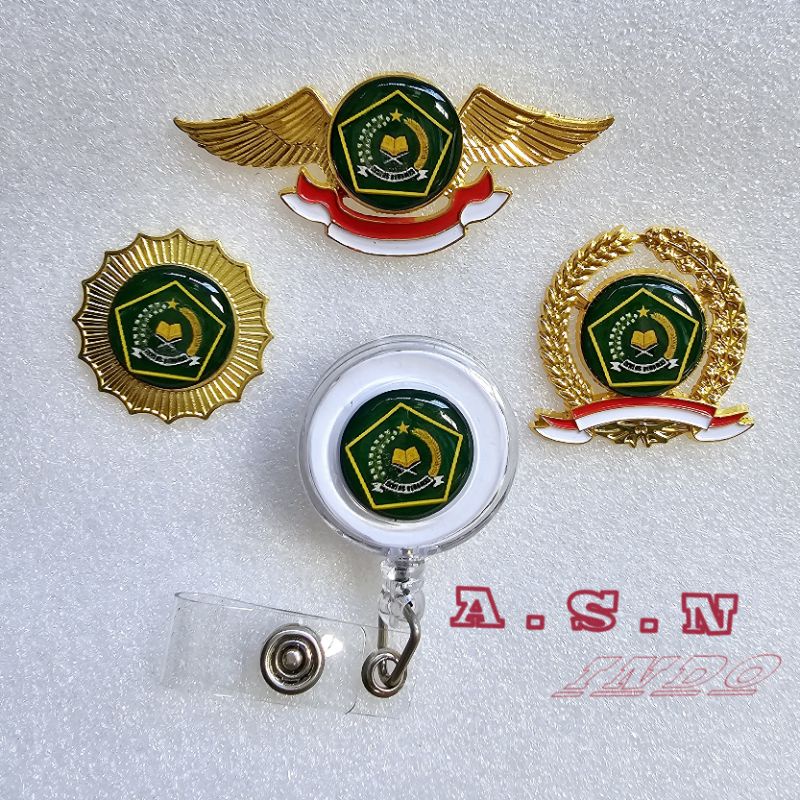 Jual Pin Logo Yoyo Kemenag Yoyo Id Card Kemenag Lencana Kemenag ...
