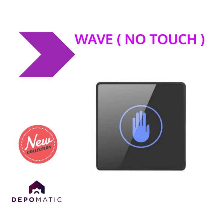 Jual Touchless Button Exit Door Wave No Touch Access Control | Shopee ...
