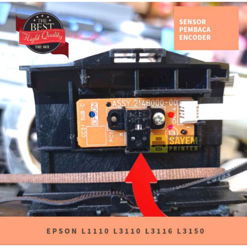 Jual Sensor Pembaca Reader Encoder Panjang Strip Home Carriage Epson ...