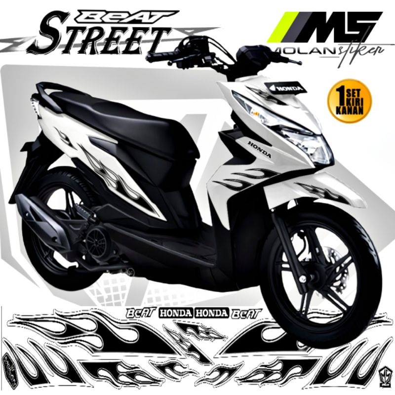Jual Decal Sticker Striping Variasi Beat Street Api & Beat Esp Api Beat ...