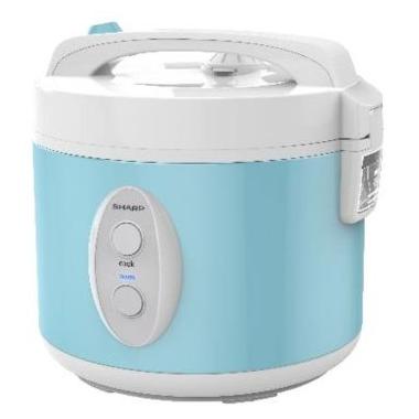 Jual Sharp Rice Cooker 1.8 Liter 400 Watt Blue White Ksg18Mpbl Erminssi ...