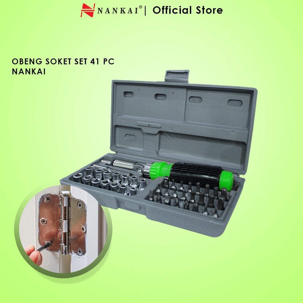 Jual MENARIK Obeng Socket 41 Pcs Nankai | Shopee Indonesia