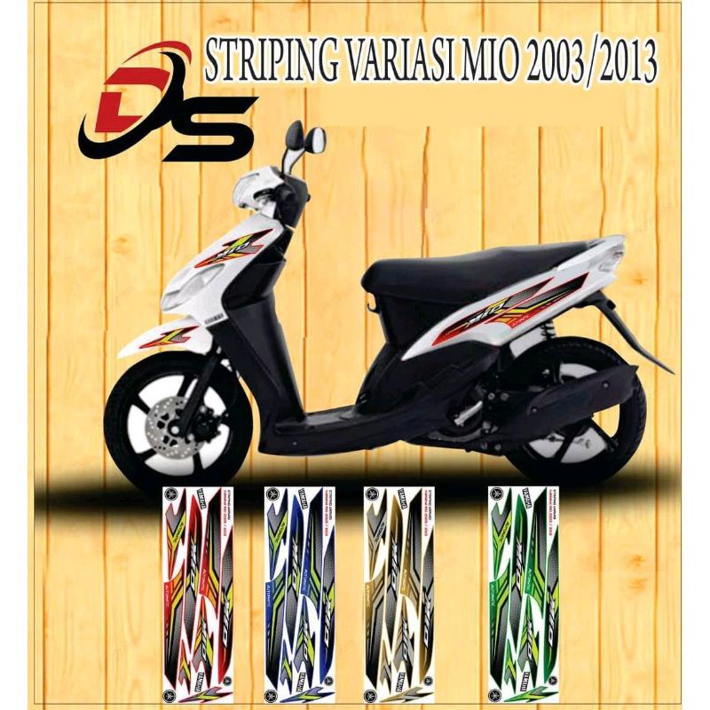 Jual Stiker Variasi Striping Yamaha Mio Sporty + Laminasi Anti Luntur ...