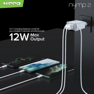 Jual Hippo Adapter NYMP 2 2.4A SDC USB Adapter Kepala Casan Colokan Charger Charging Rumah Type ...
