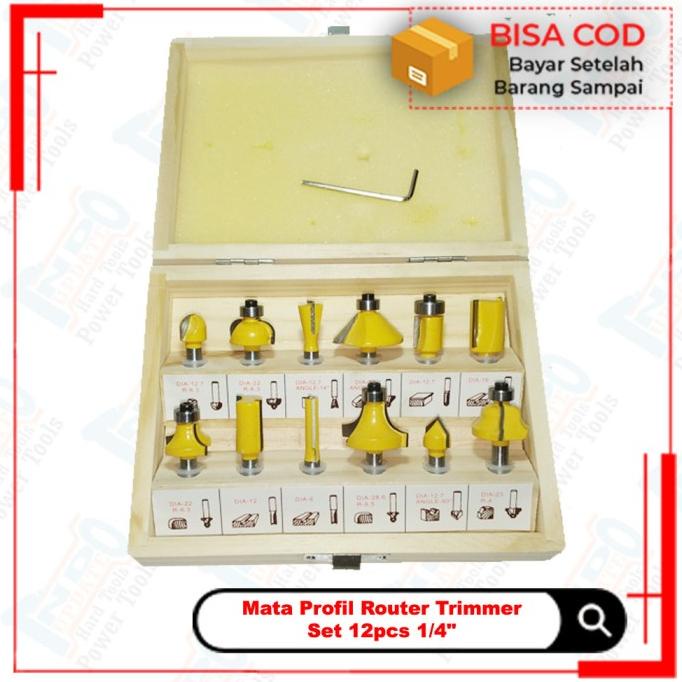 Jual Promo Bulan Ini!! Mata Profile Trimmer High Quality Potong Kayu ...