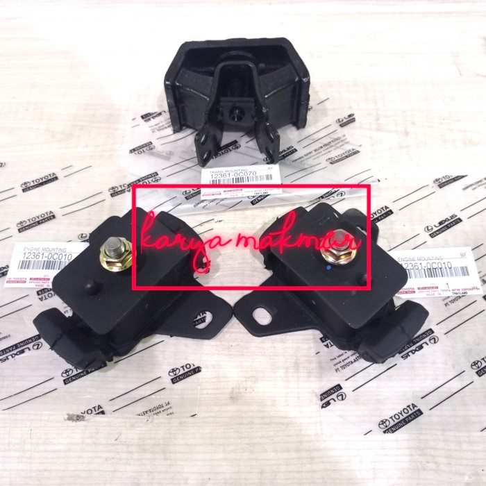 Jual ENGINE TRANS MOUNTING KANAN KIRI INNOVA FORTUNER HILUX BENSIN ORI ...