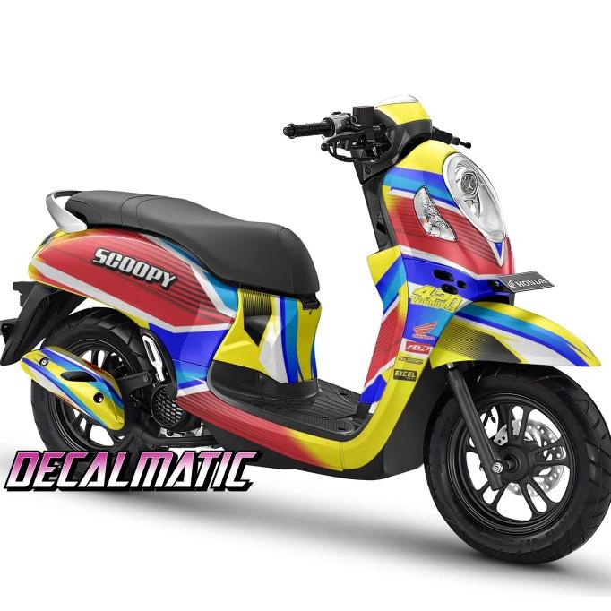 Jual Decal Full Body + Stiker Dashboard Scoopy Semua Type - Grafis ...