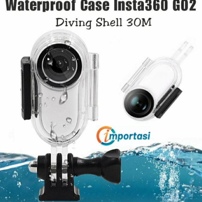 Jual Waterproof Diving Case INSTA360 GO2 Underwater Casing 30m Anti Air ...