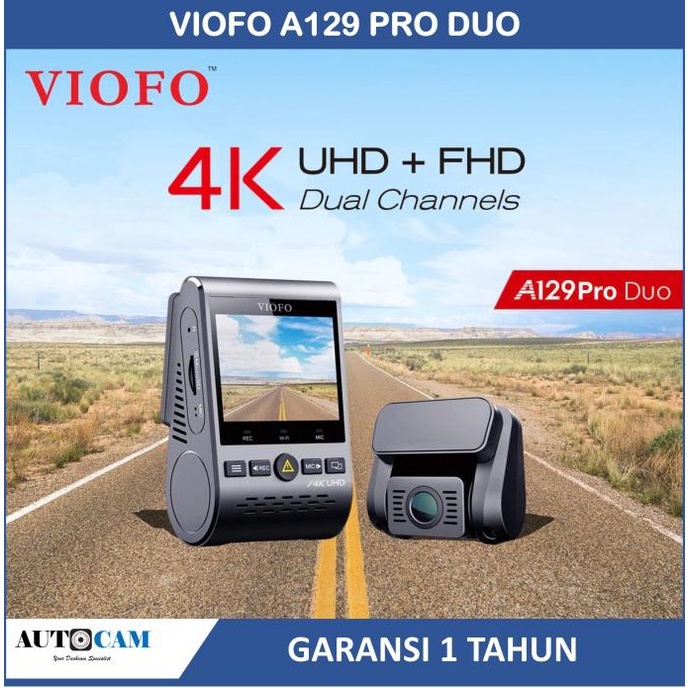 Jual VIOFO A129 PRO DUO 4K Front and Rear Dash Camera GPS Parking Mode ...