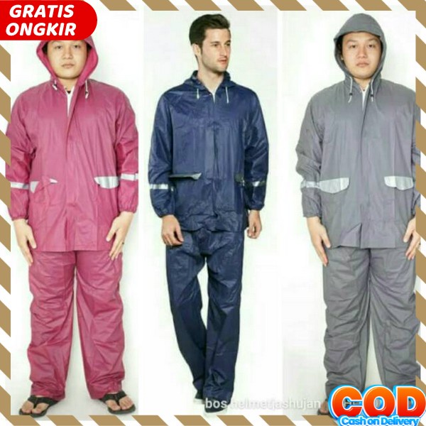Jual Jad Hujan Setelan Murah Tebaik Jaket Celana Mantrol Tebal Stelan Dewasa Anti Rembes Jas ...