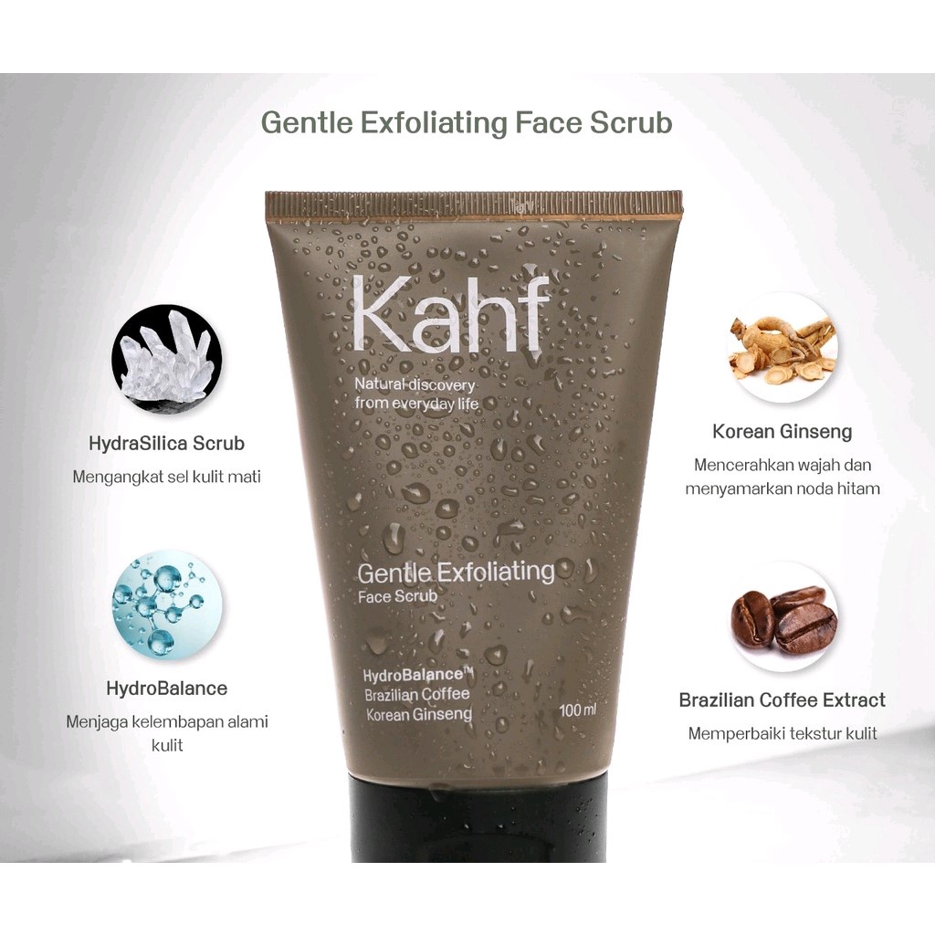 Jual Kahf Gentle Exfoliating Face Scrub 100 ml | Shopee Indonesia