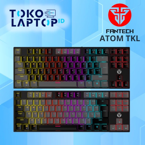 Jual Fantech Atom Tkl Mk876 Rgb Gang Mechanical Keyboard | Shopee Indonesia
