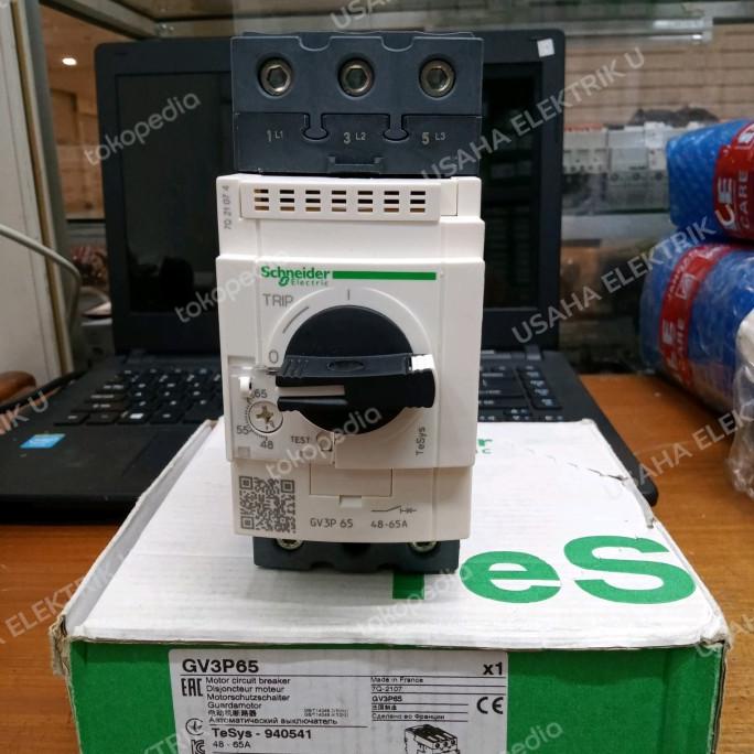 Jual Motor Circuit Breaker Gv3P65 48-65A Schneider Original | Shopee ...