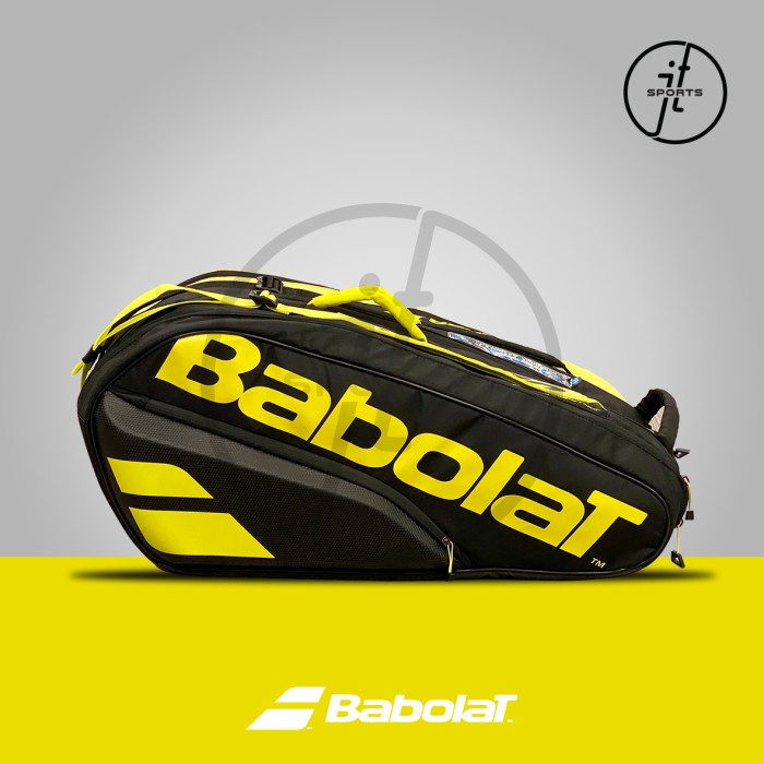 Jual [ORI] Tas Raket Tenis Tennis Bag Babolat Pure Aero Yellow X12 Pack Original Berkualitas ...