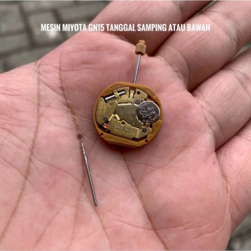 Jual MESIN JAM TANGAN MIYOTA GN-15 TANGGAL BAWAH & TANGGAL SAMPING ORIGINAL 100% | Shopee Indonesia