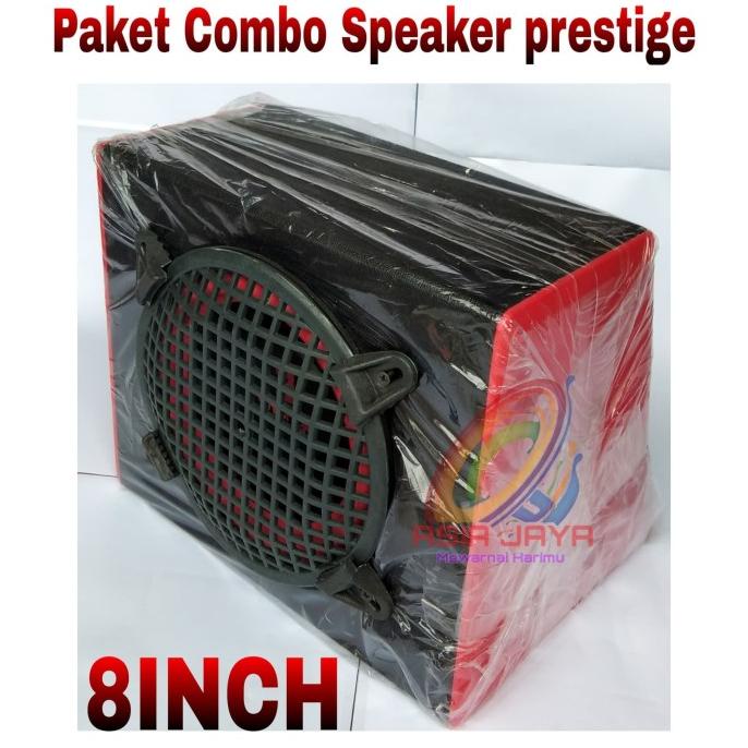 Jual Paket Combo Subwoofer Prestige 8 Plus Box 8 inch dan Tutup 8 Inch | Shopee Indonesia