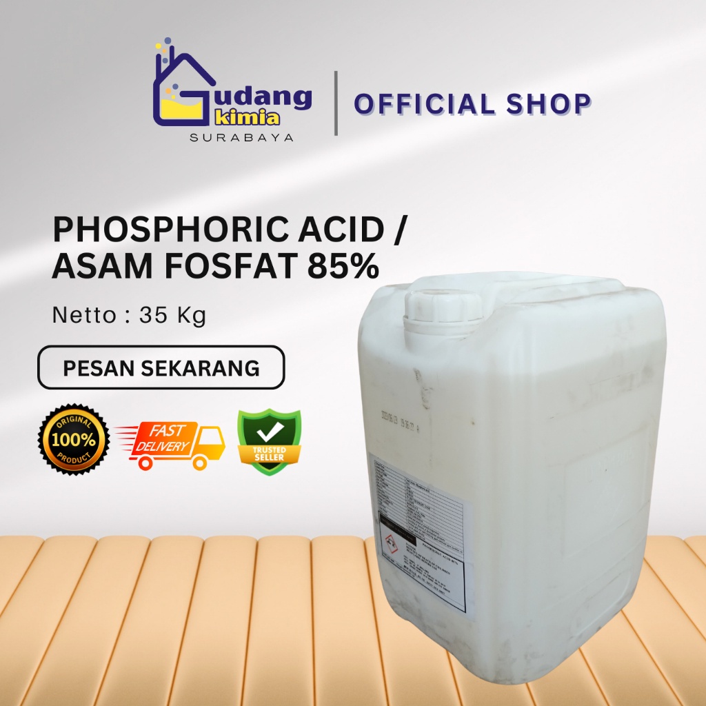 Jual H3PO4 / Asam Fosfat 85% Food / Phosphoric Food Grade 35 Kg | Shopee Indonesia