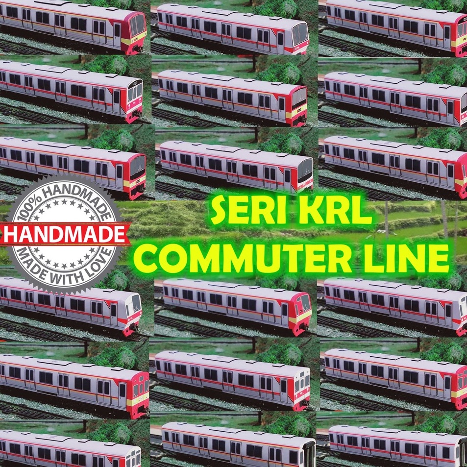 Jual Kilat Hemat Kereta Api Indonesia Seri KRL (Handmade) | Shopee ...