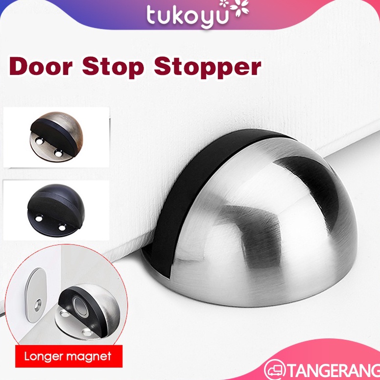 Jual SPECIAL PRICE Stainless Steel Door Stop Stopper Ganjal Tahan Pintu ...