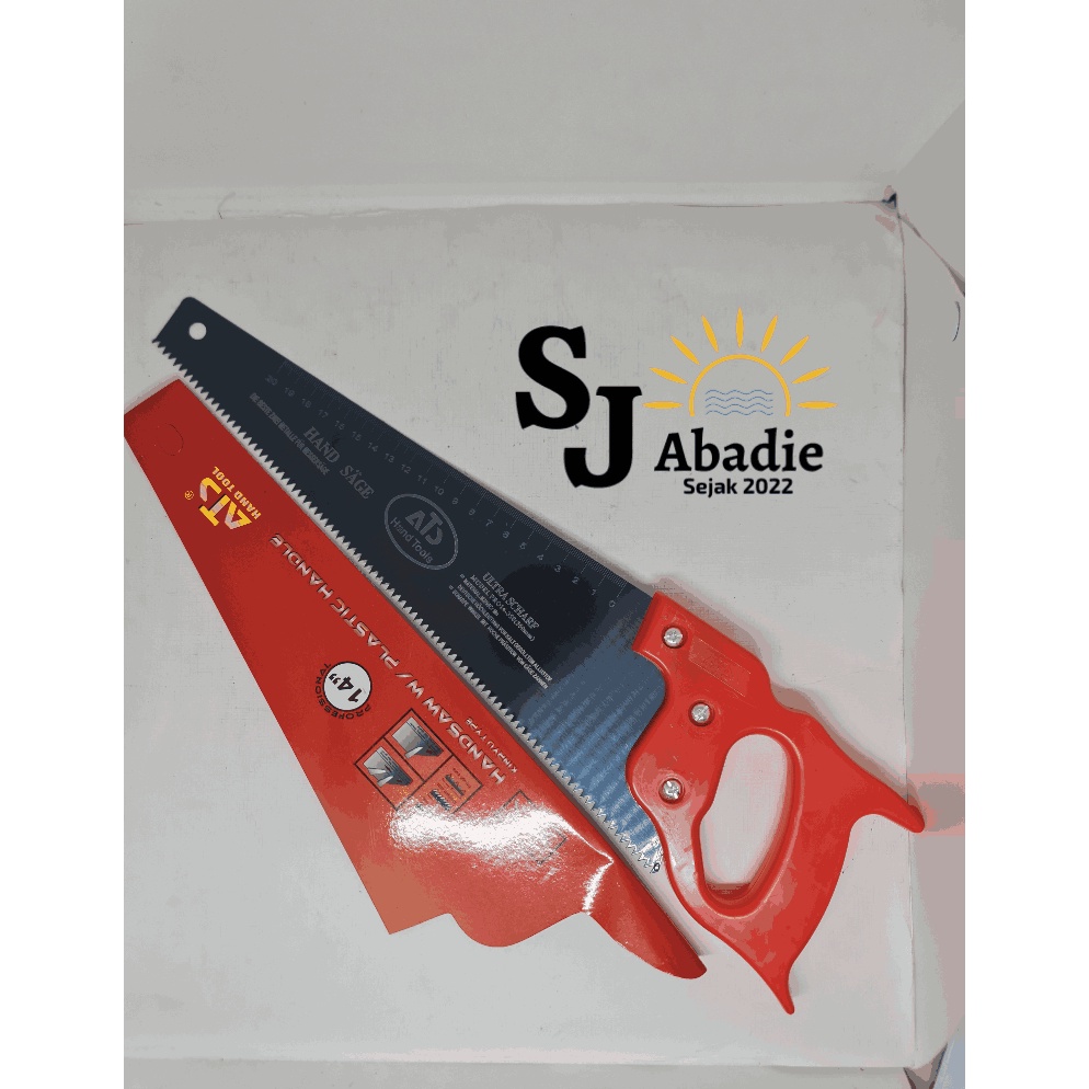 Jual Produk Trend (1 PCS) Gergaji Gorok Tangan 2 Asah Hand Saw PVC ATS ...