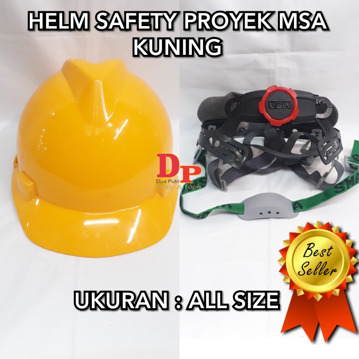 Jual Helm Safety Proyek Msa Kuning Fastrack Sni Berkualitas | Shopee ...