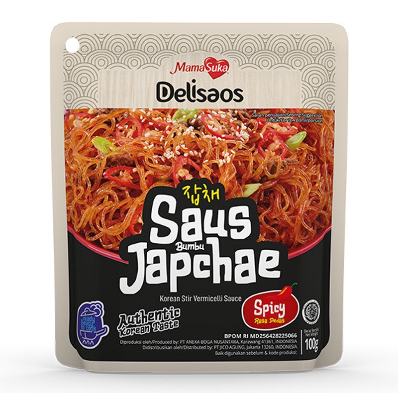 Jual MamaSuka Saus Japchae Spicy 100 g | Shopee Indonesia