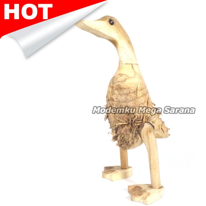 Jual Patung Kerajinan Bebek Akar Bambu - Berbulu 25x9x9 cm | Shopee ...