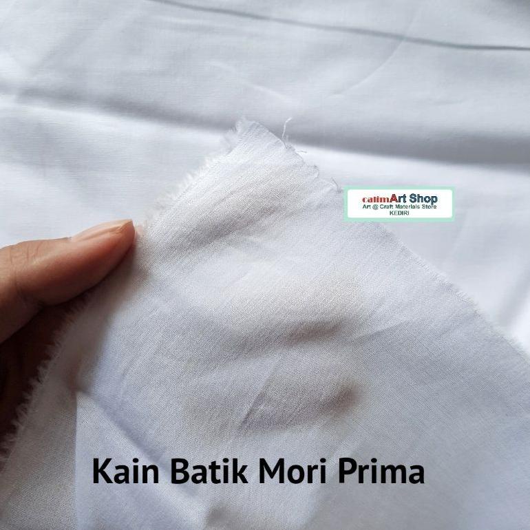 Jual Bahan Jahit Menjahit Kain Batik Mori Prima Meteran Lebar 115Cm ...
