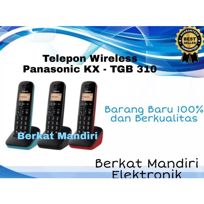 Jual Panasonic KX TGB 310 Telepon Wireless Seri Terbaru Wireless Panasonic | Shopee Indonesia