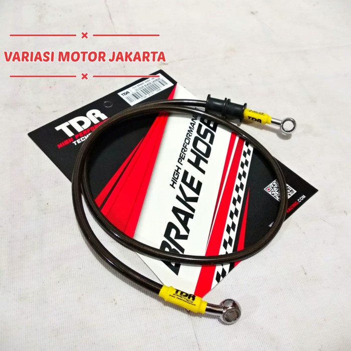 Jual Selang Rem Depan Tdr Racing Universal Black Carbon 100 Cm Kode Ly 181 | Shopee Indonesia