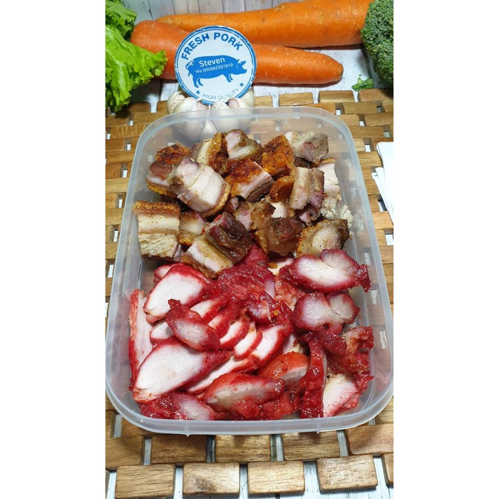 Jual BABI PANGGANG 1/2KG + BABI CHASIO 1/2KG - HALF ROASTED + HALF ...