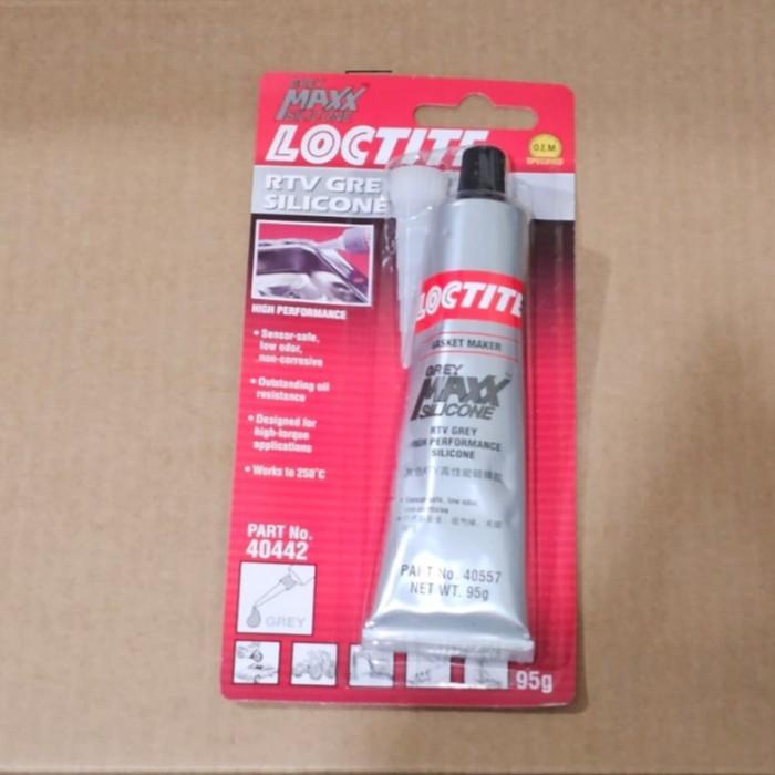 Jual lem Loctite rtv silicone gasket grey abu original henkel | Shopee ...