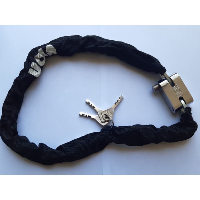 Jual GEMBOK RANTAI BESI LAPIS KAIN 80cm KUNCI MOTOR DAN PAGAR RUMAH ...