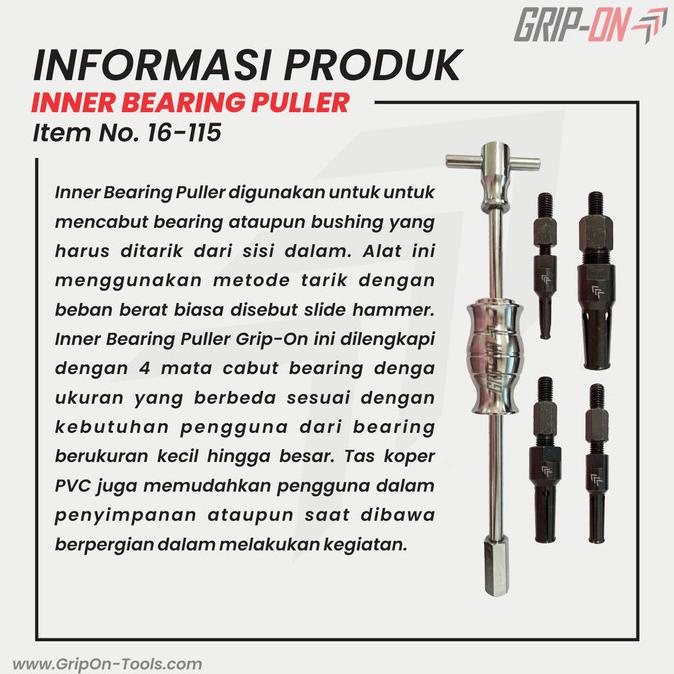 Jual Grip-On Inner Bearing Puller Treker Bearing Dalam Treker Cabut ...
