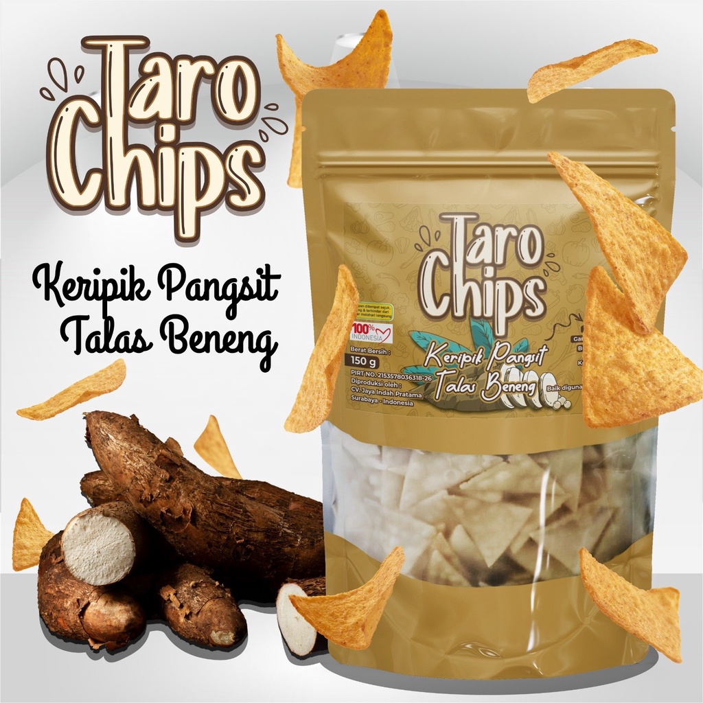 Jual Tarochips Kripik Talas Beneng Kripik Pangsit Keripik gurih Cemilan ...