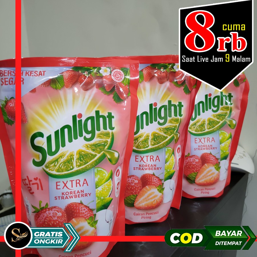 Jual Sabun Cuci Piring Sanlait Cair Korean Strawberry Viral Kemasan ...