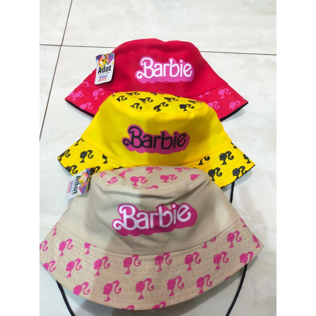 Jual BUCKET ANAK PEREMPUAN SULL SABLON BARBIE / BUCKET ANAK BARBIE ...