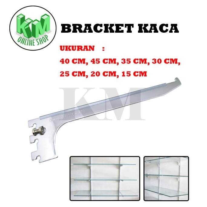 Jual BEST PRODUK Bracket Kaca 30 CM | Shopee Indonesia