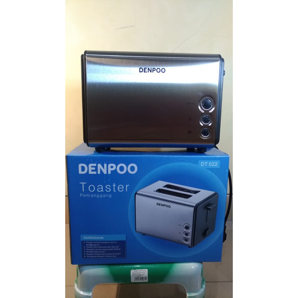 Jual Denpoo Sandwich Toaster Pemanggang Roti Dt-022 D | Shopee Indonesia
