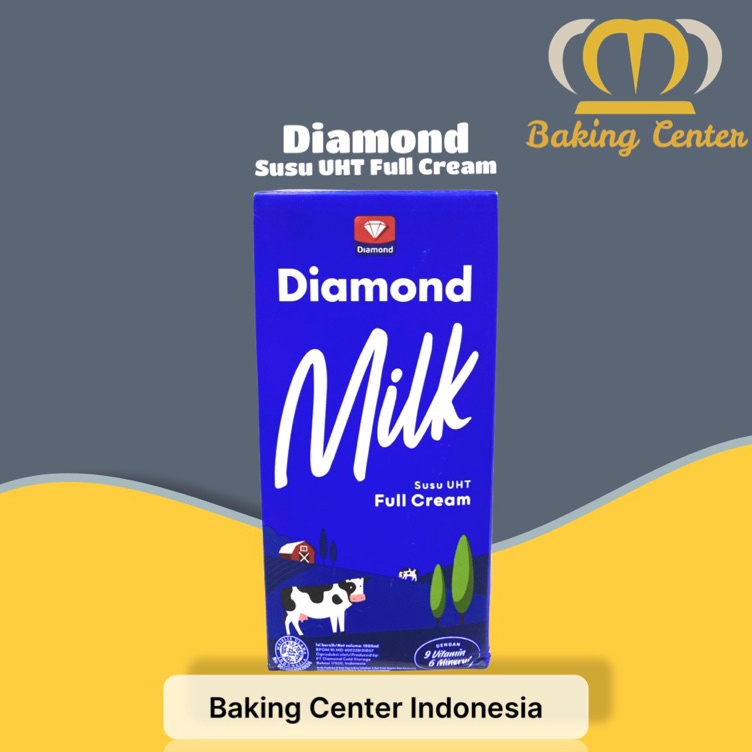 Jual Promo Diamond Milk Susu UHT Full Cream 1l Harga Termurah | Shopee ...