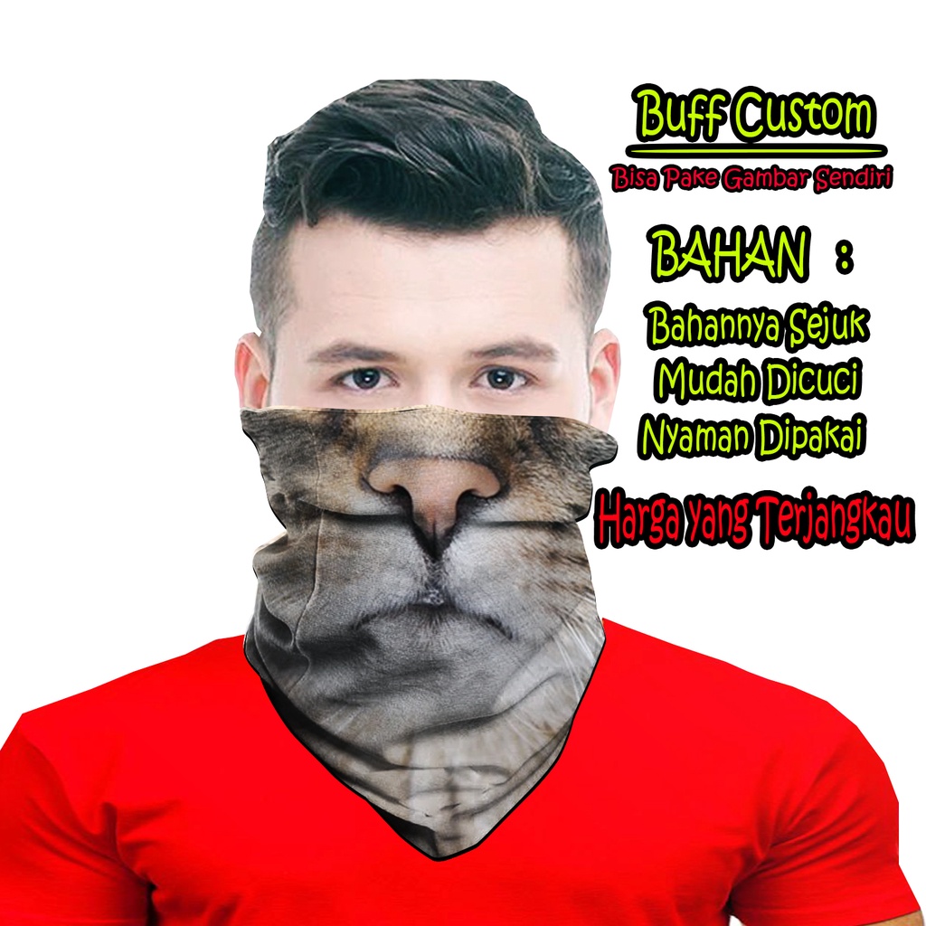 Jual masker buff motif kucing | Shopee Indonesia