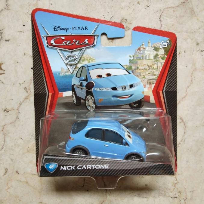 Jual Mattel 1/55 Disney Pixar Cars 2 NICK CARTONE Blue Civic Honda Type ...