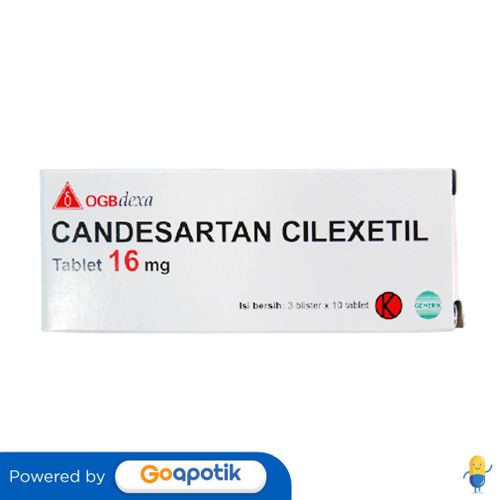 Jual CANDESARTAN OGB DEXA MEDICA 16 MG BOX 30 TABLET | Shopee Indonesia
