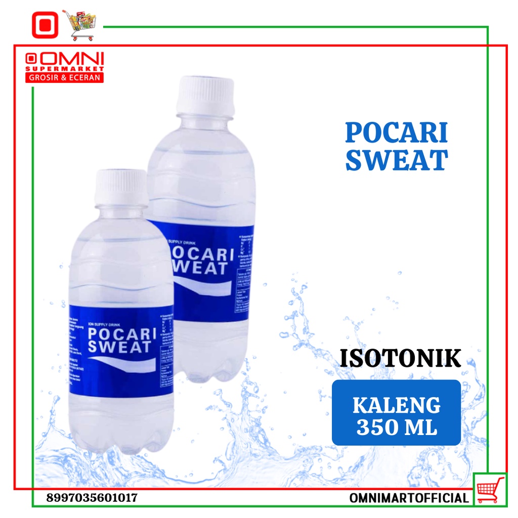 Jual Pocari Sweat Isotonik Penambah Ion Water 350 Ml | Shopee Indonesia