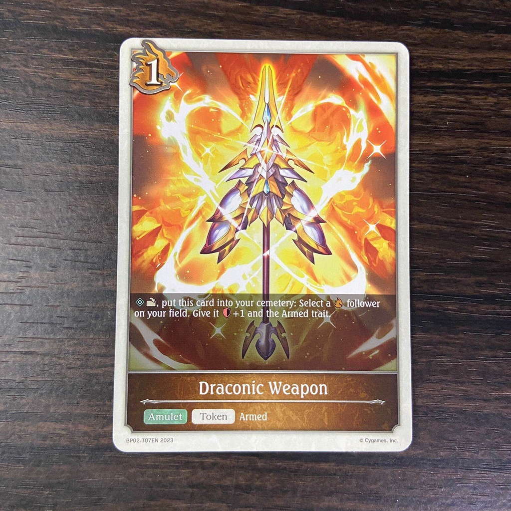 Jual shadowverse draconic weapon BP02 T original | Shopee Indonesia
