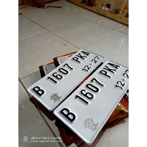 Jual TERLARIS Bikin Plat Motor Bikin Plat Motor satuan Plat motor 1pcs ...