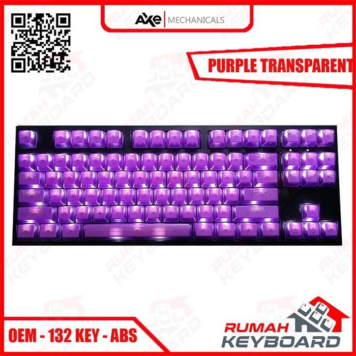 Jual Keycap - Keycaps - Oem - Transparent - Abs - Rgb - See Through ...