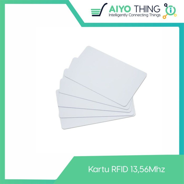 Jual Kartu Rfid Card 13,56mhz 13.56mhz S50 1K Compatible M1fare 13.56 ...