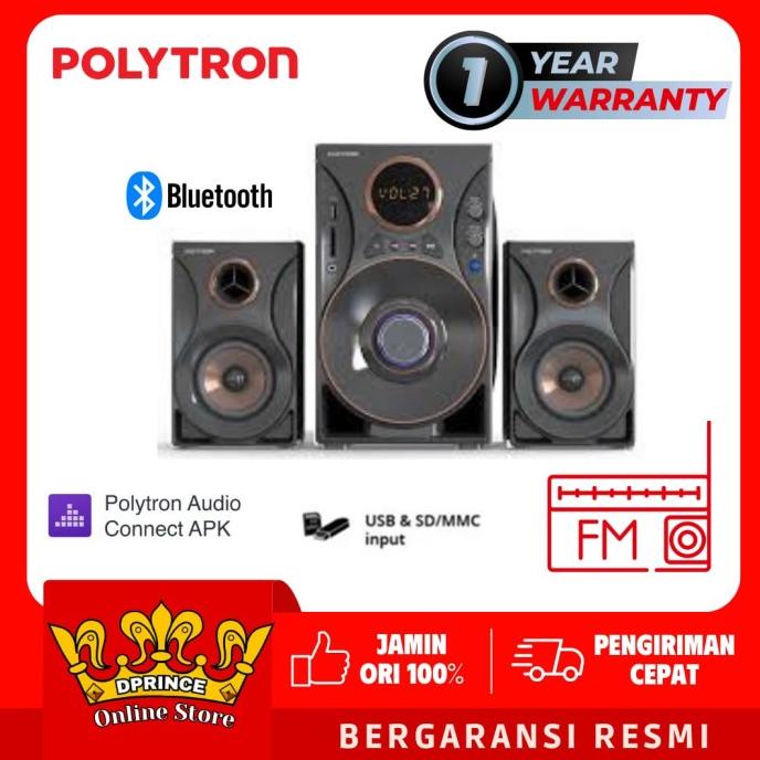 Jual POLYTRON Speaker 9310 Multimedia Bluetooth PMA9310 Radio FM PMA ...